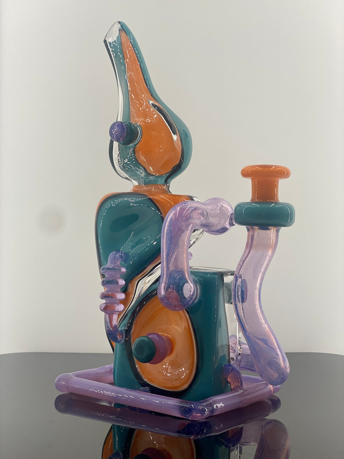 Terry Sharp - Art Deco Recycler - Luna Orange & Agua Azul - Heady ...